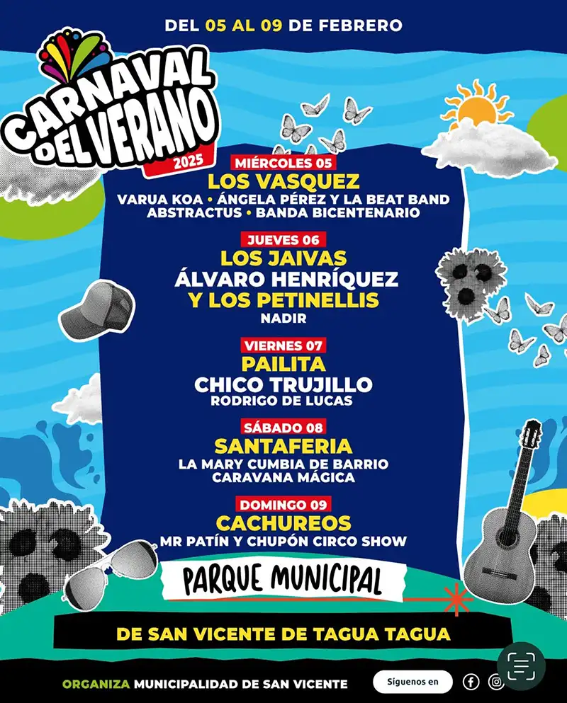 Carnaval Del Verano 2025 En San Vicente De Tagua Tagua