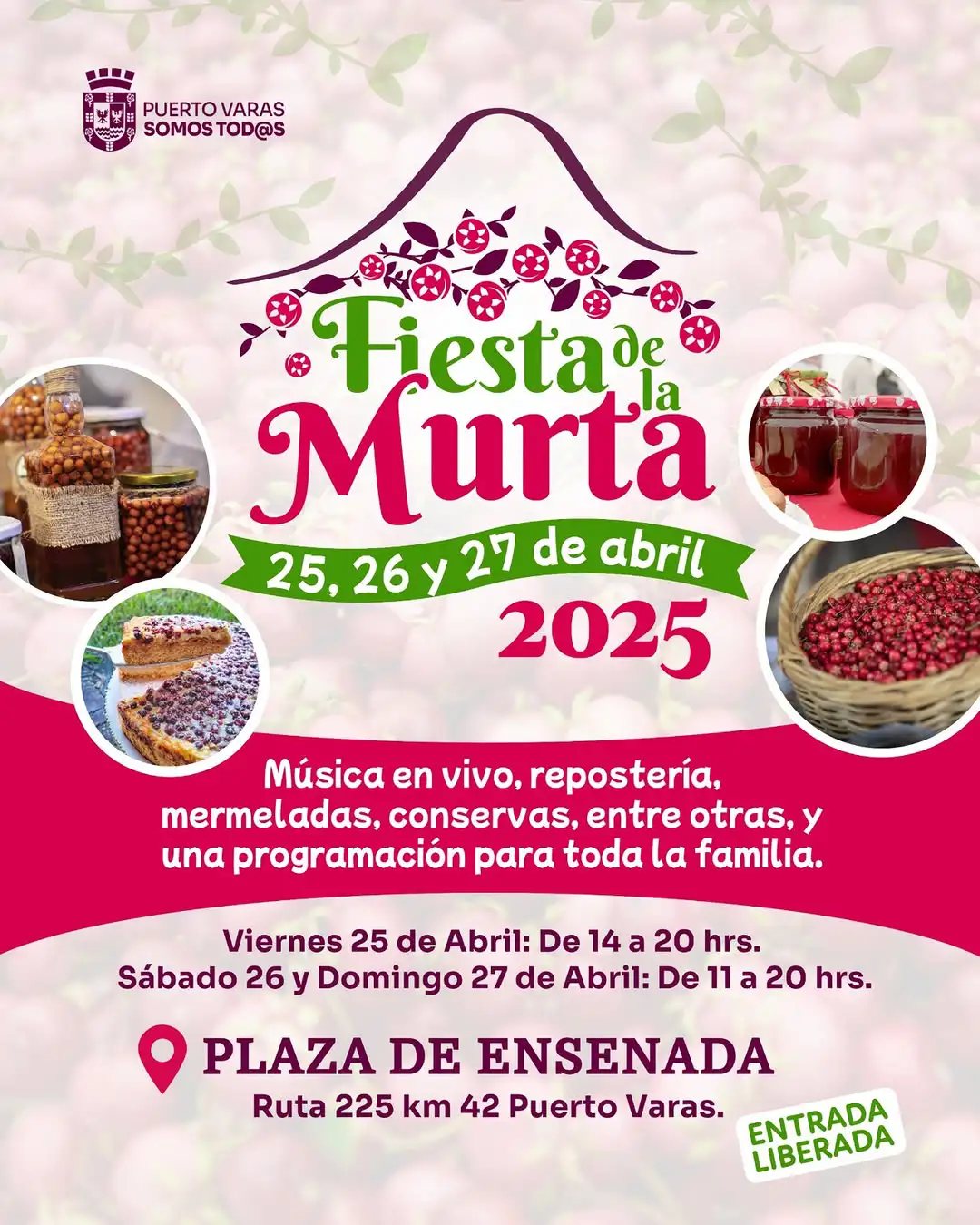 Fiesta De La Murta 2025 En Puerto Varas: Sabores Del Sur En La Plaza De ...